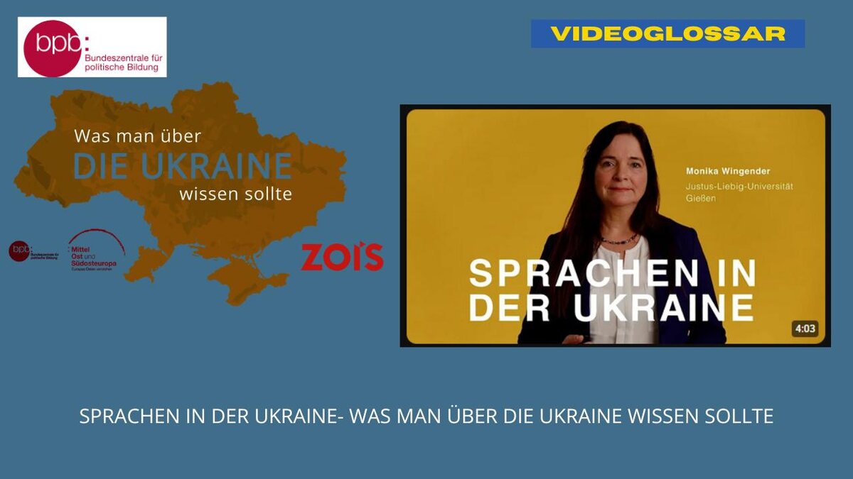 Was man über die Ukraine wissen sollte - Sprachen in der Ukraine
